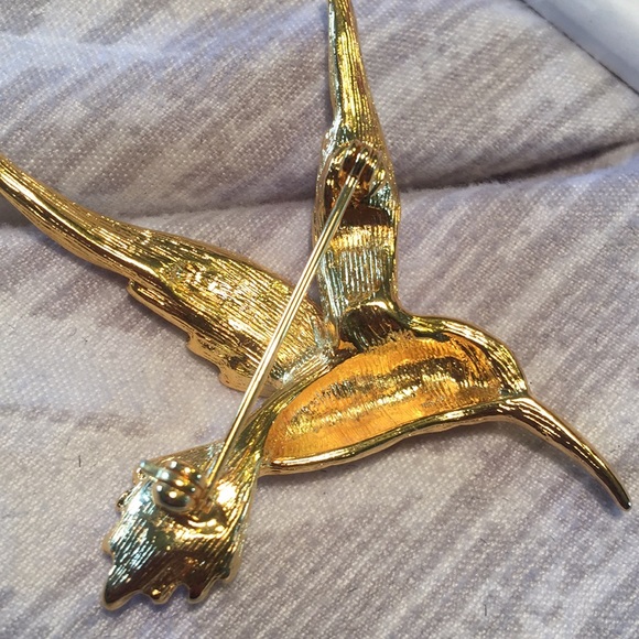 Ballou | Jewelry | Vintage Ballou Bird Pin Humming Bird Brooch | Poshmark